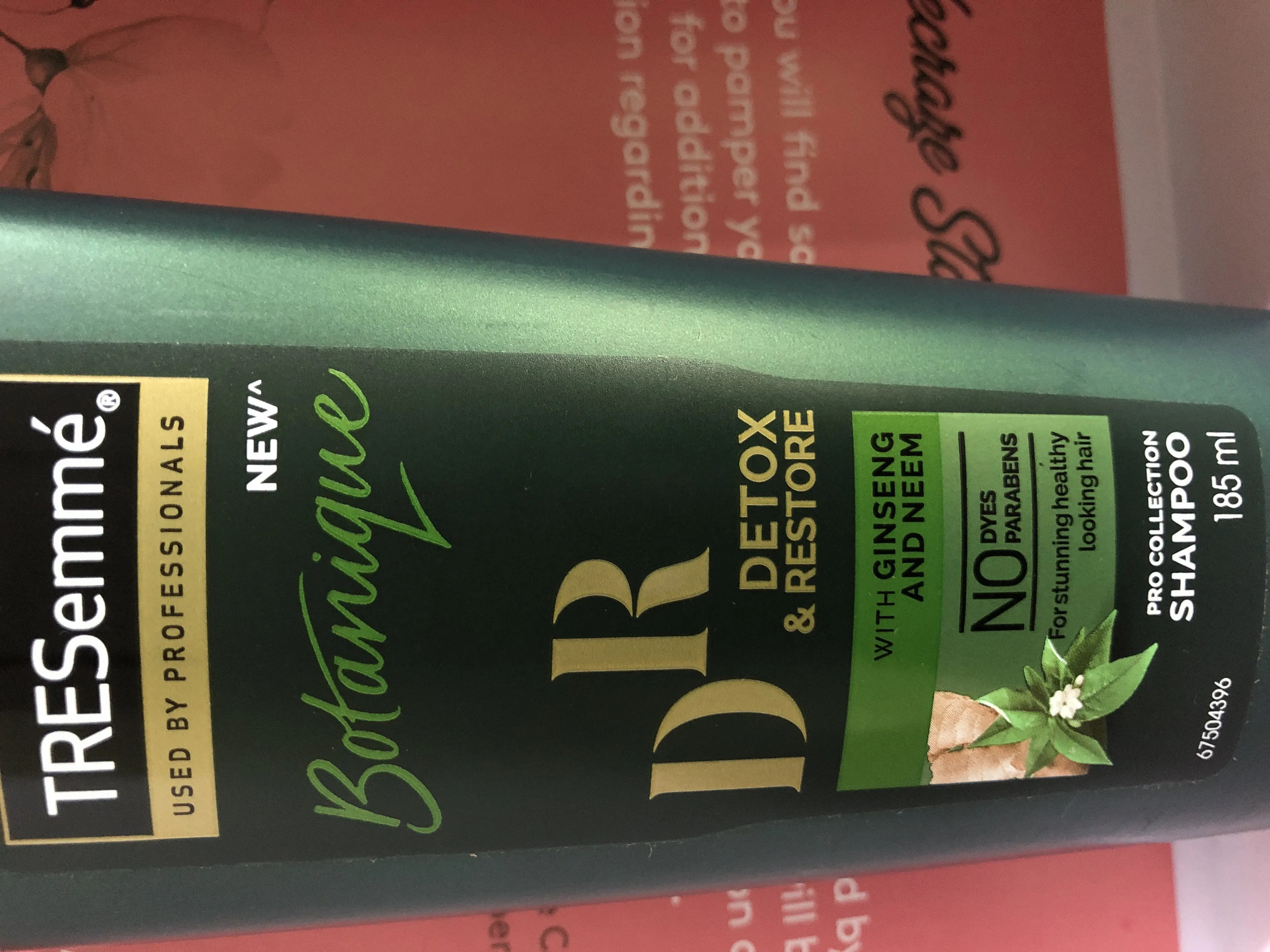 Tresemme Botanique Detox & Restore Shampoo Reviews, Ingredients ...