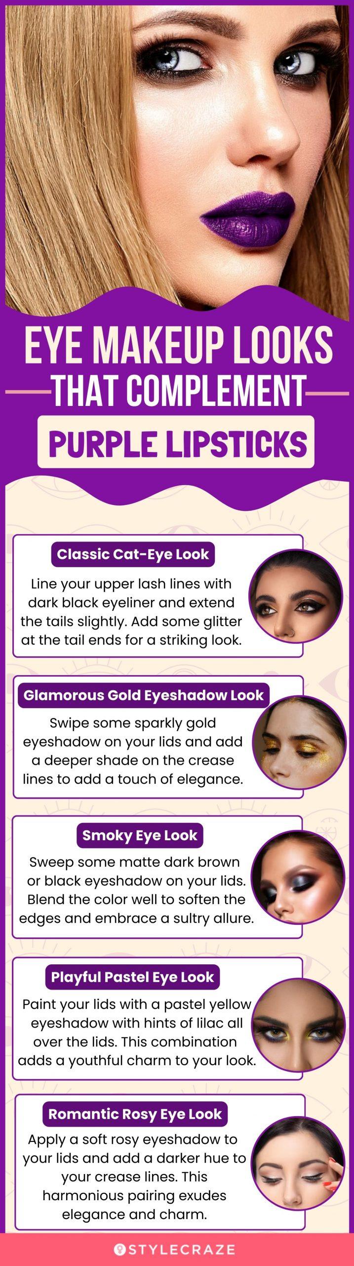 15 Best Purple Lipsticks Suggested By A Makeup Artist (2023)