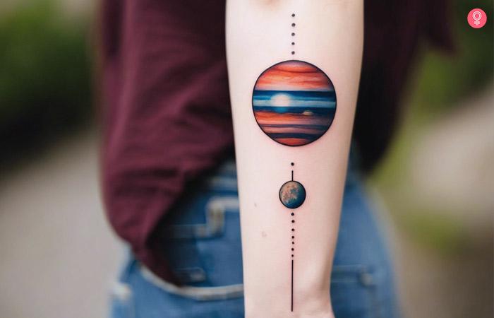 8 Spectacular Jupiter Tattoo Designs To Suit Your Style
