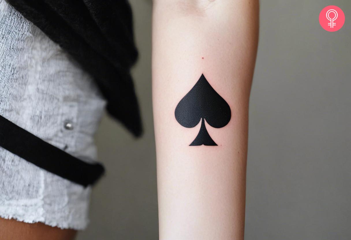 8 Simple Ace Of Spades Tattoo Ideas With Their Meanings
