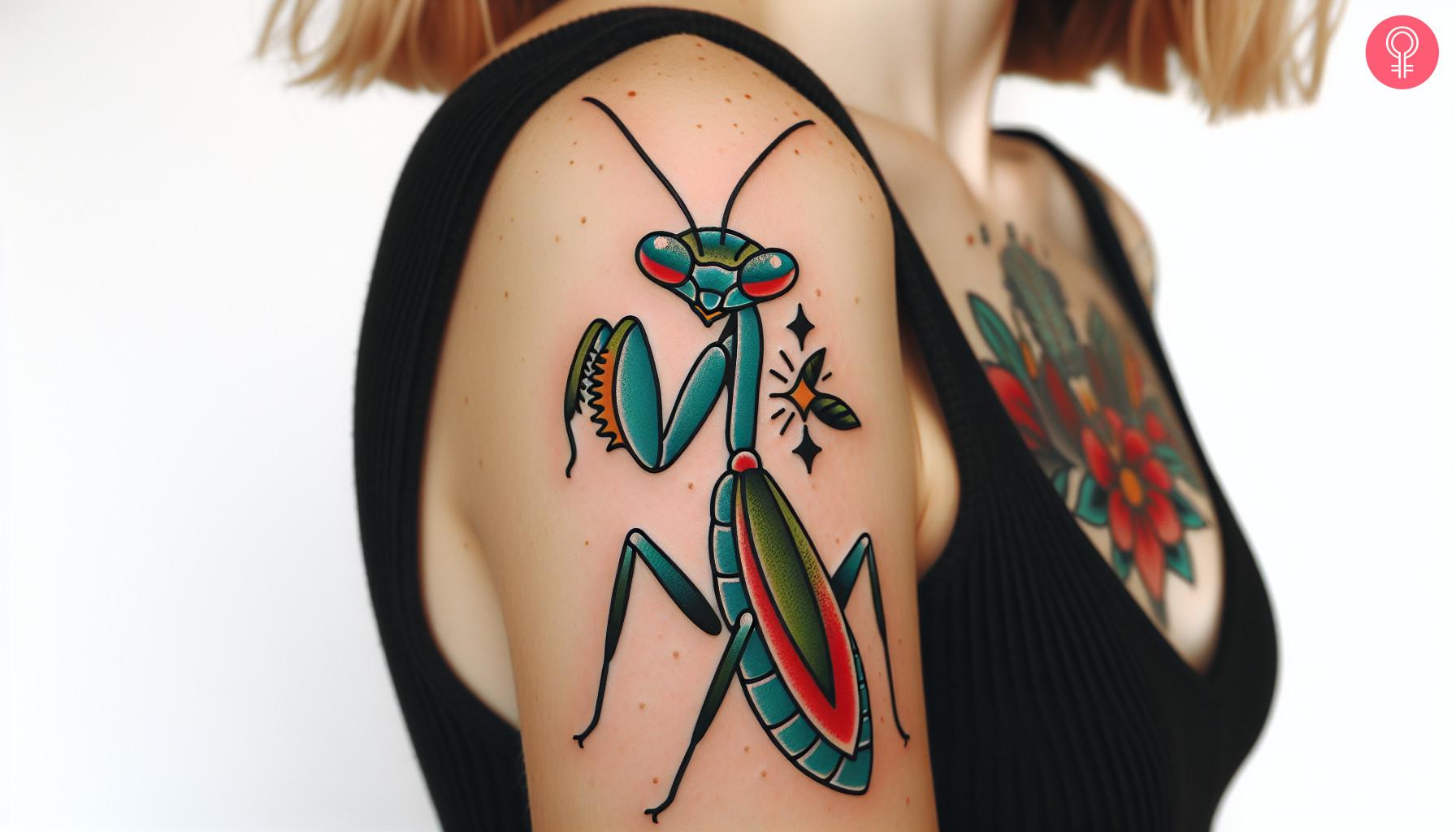 8 Best Praying Mantis Tattoo Ideas With Their Meanings