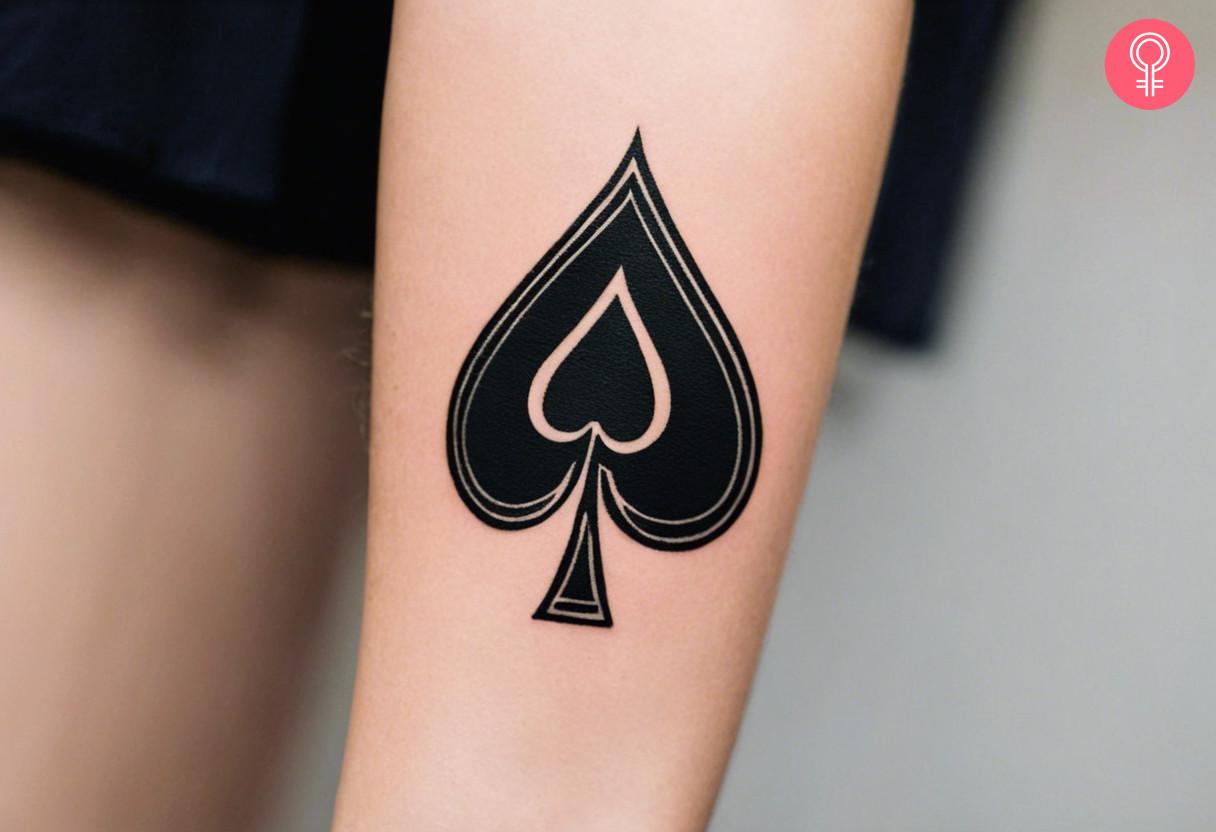 8 Simple Ace Of Spades Tattoo Ideas With Their Meanings