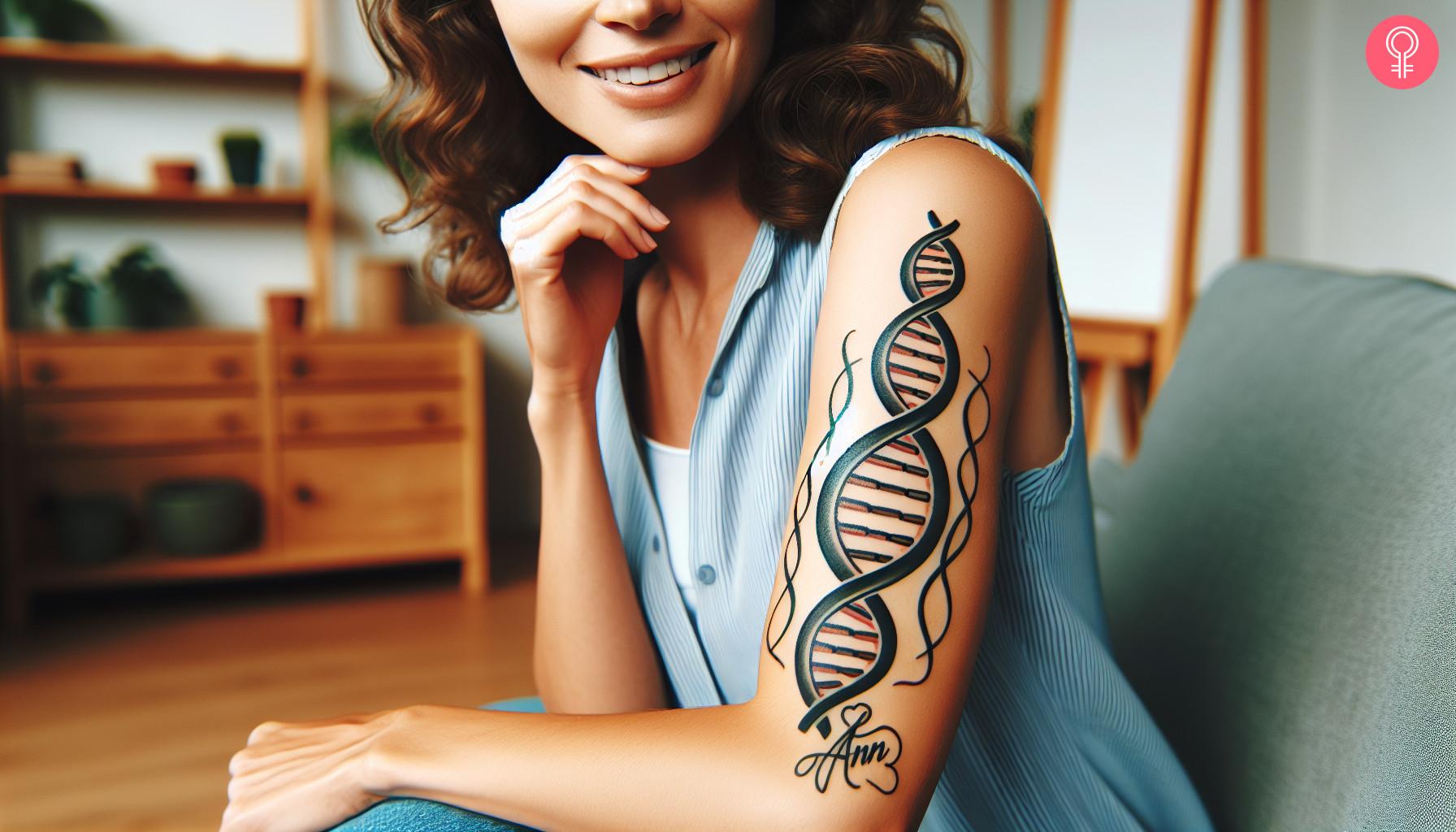 8 Astonishing DNA Tattoo Ideas With Meanings