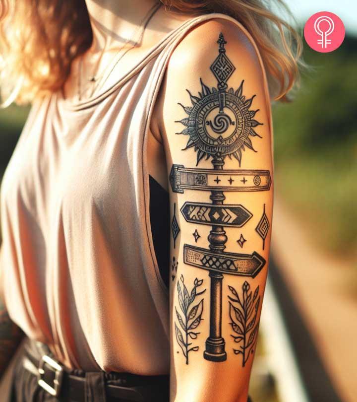 8 Best Street Sign Tattoo Ideas
