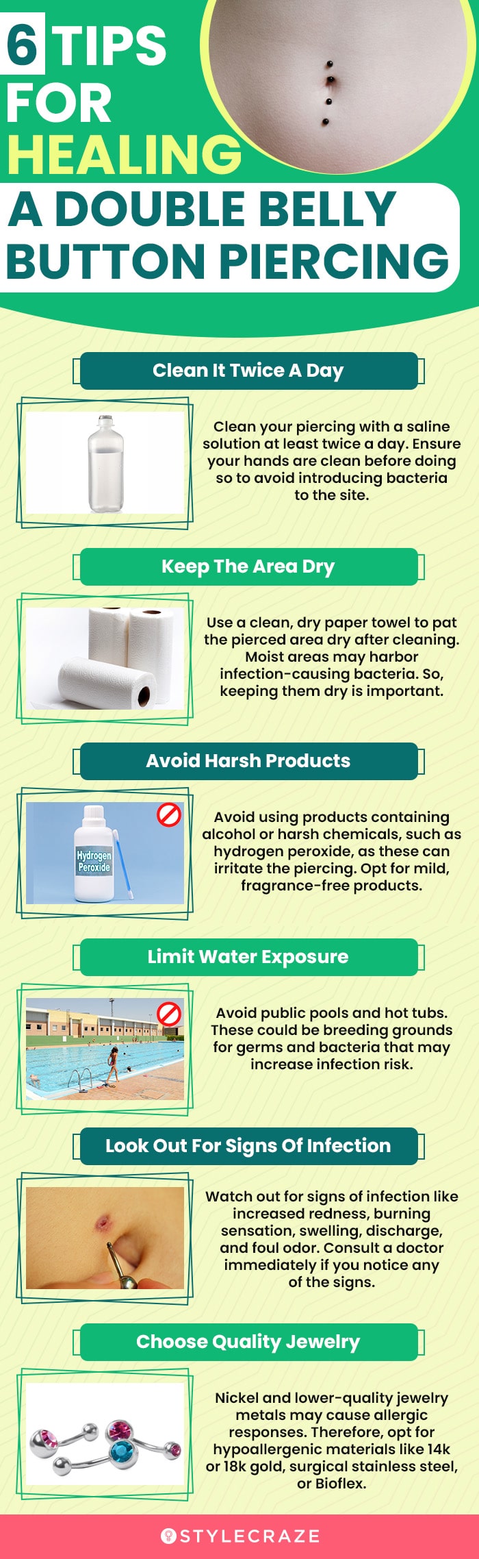 Double Belly Button Piercing: Pain, Healing, And Jewelry