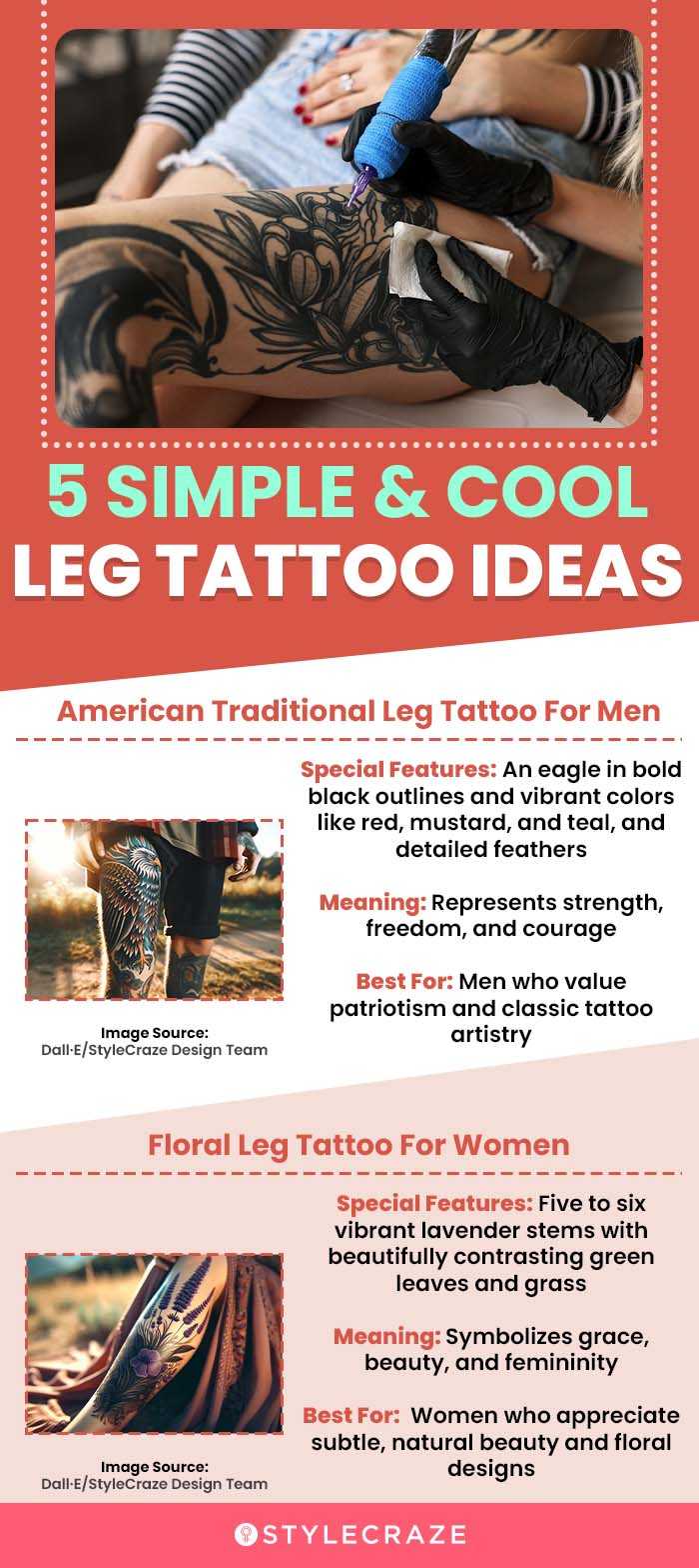 8 Leg Tattoo Ideas For Women And Men With Meanings