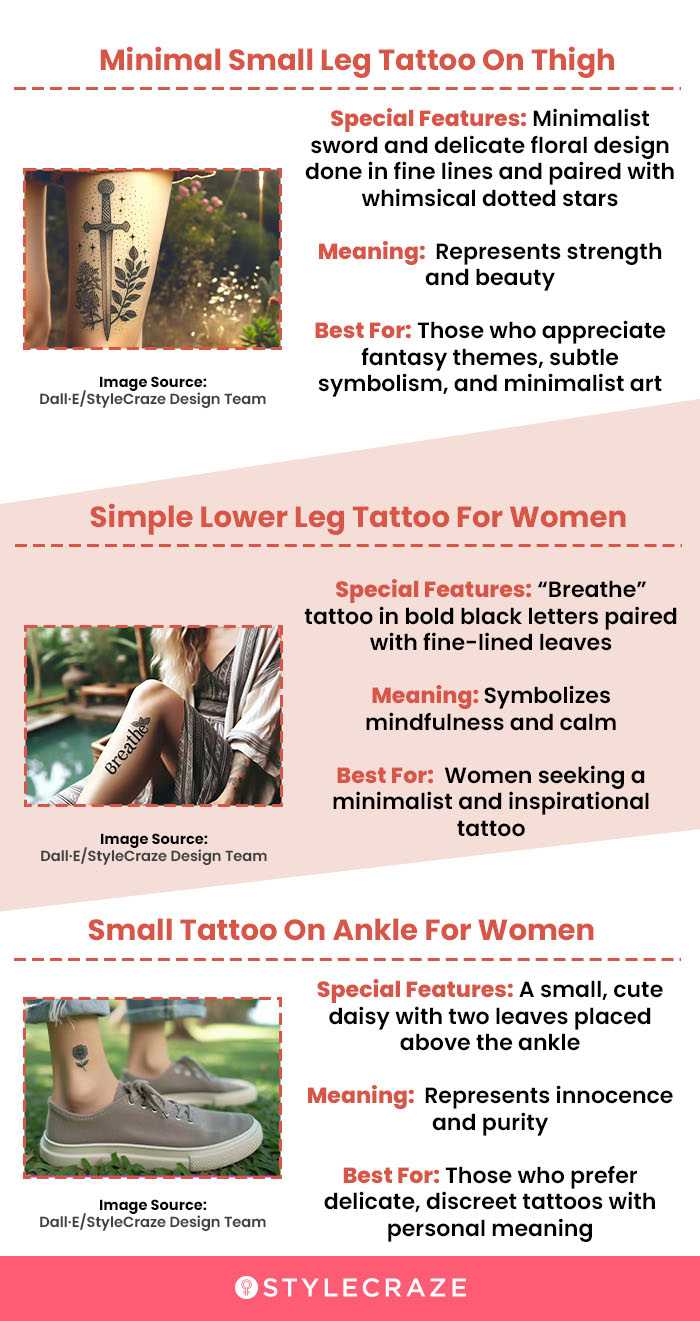 8 Leg Tattoo Ideas For Women And Men With Meanings